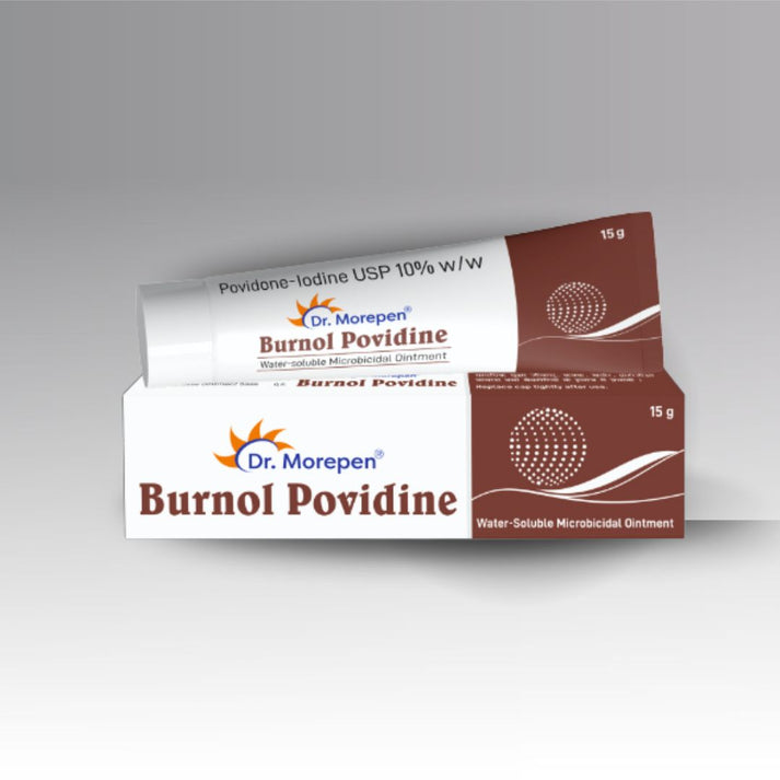 Dr. Morepen Burnol Povidone-Iodine Cream (10%)– Antiseptic Burn & Woun ...