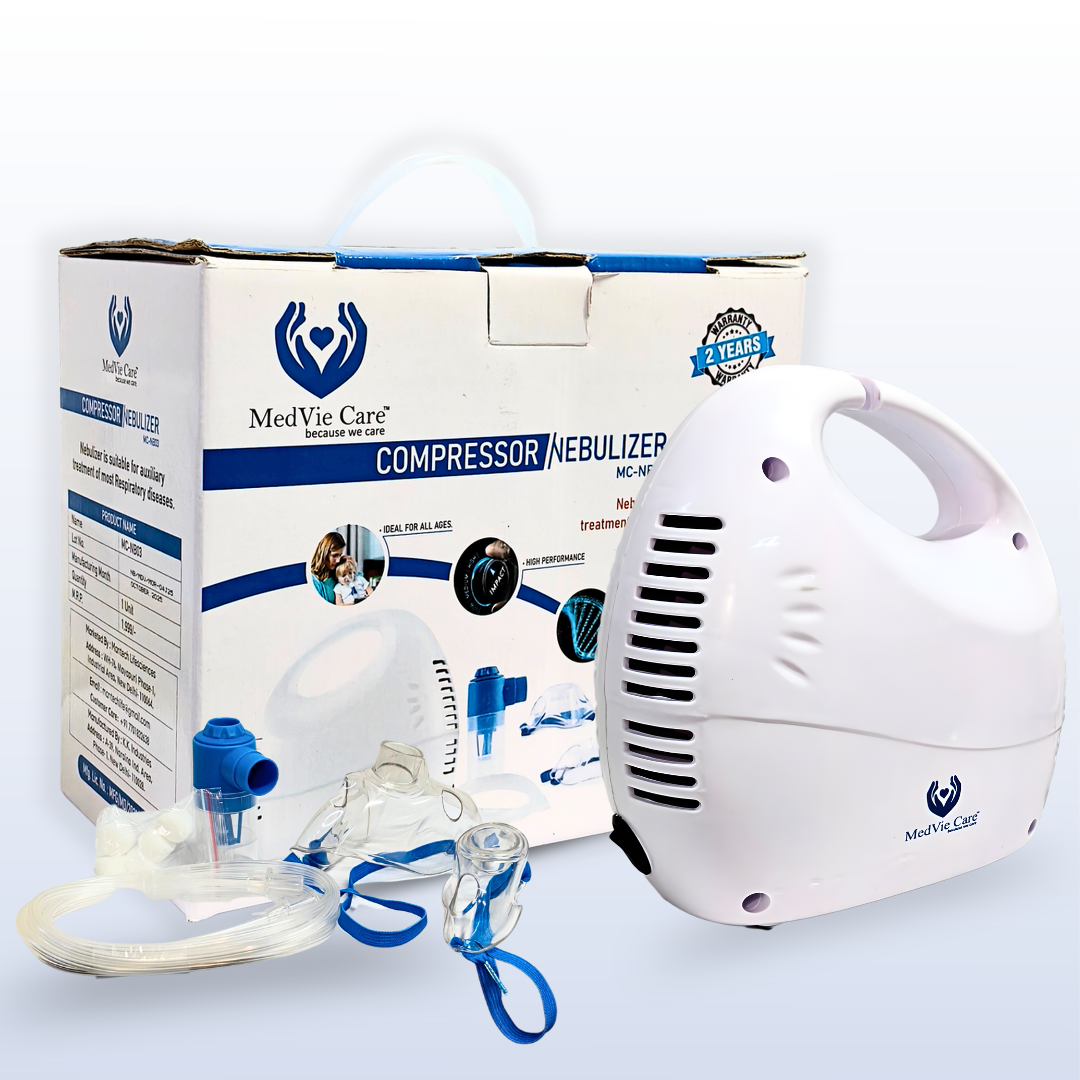 MedVie Care Compressor Nebulizer MC-NB03 | Portable Family Nebulizer ...