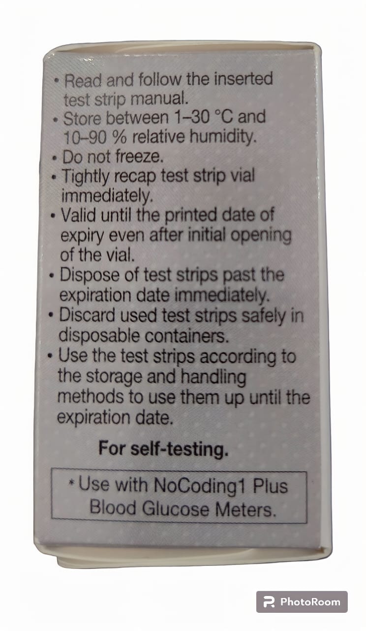 Nocoding One i-sens Glucose Test Strips 100 – MedineedsIndia