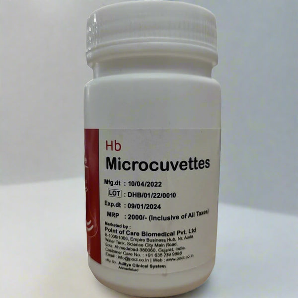 Point Of Care Digital Hemoglobin Meter Test Strips, 50 Unit
