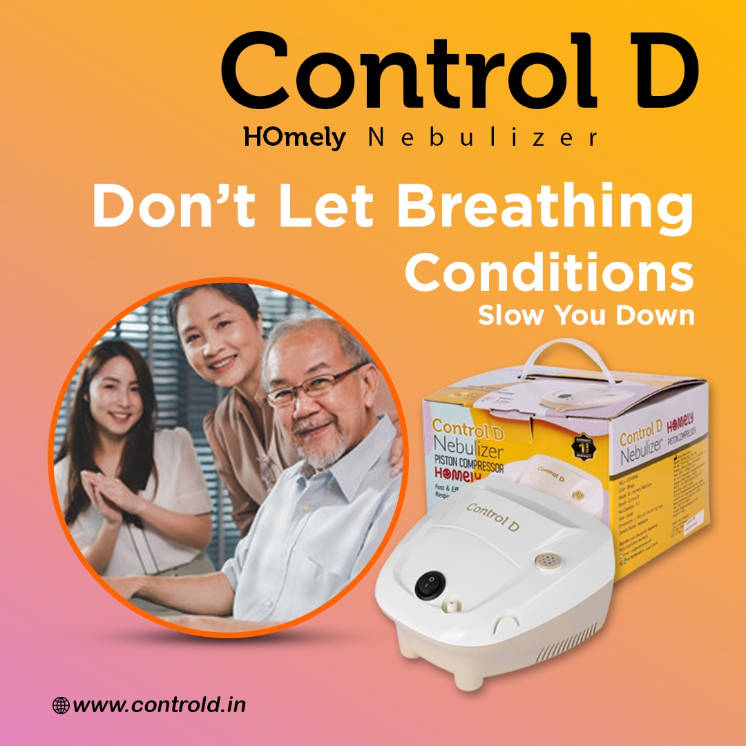 Control D Homely Nebulizer with Child & Adult Kit – MedineedsIndia