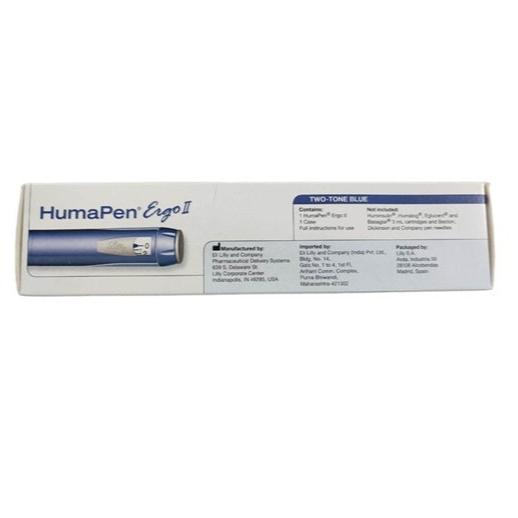 Lilly Humapen Ergo II Two-Tone Blue insulin Delivery Device (Pen ...