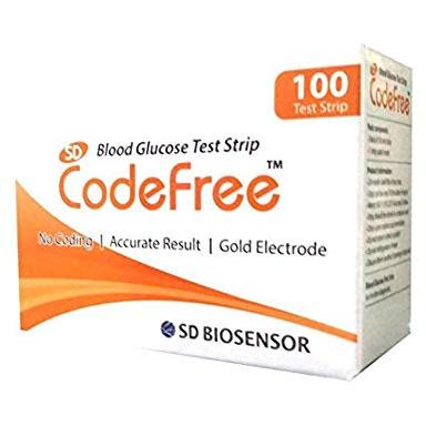 Sd CodeFree 100 Test Strips – MedineedsIndia